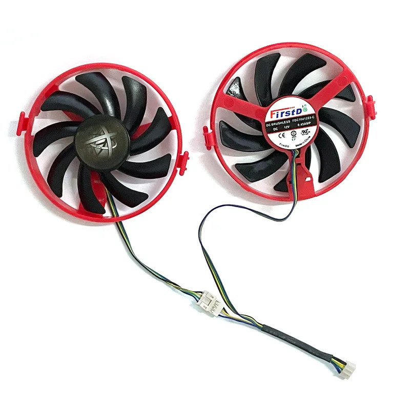 FDC10U12S9-C 4PIN XFX RX 460 GPU QUẠT Cho XFX AMD Radeon RX 460 Quạt ...