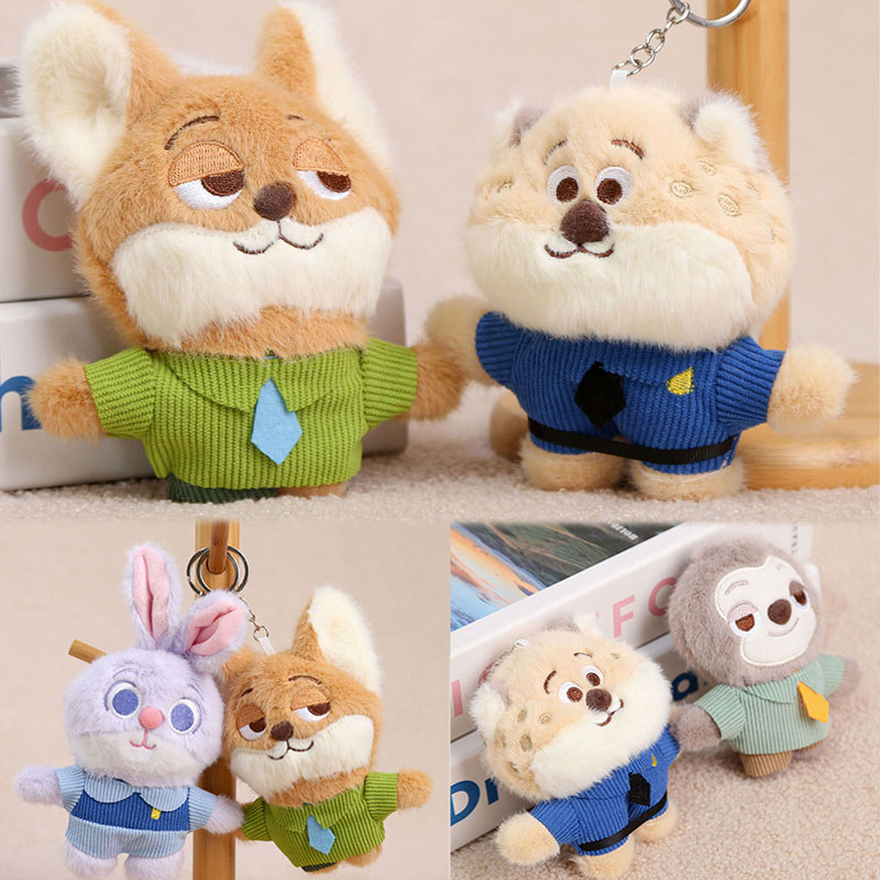 13cm Zootopia 2 Judith Nick Flash Sang Trọng Móc Khóa Pendent Dễ Thương ...