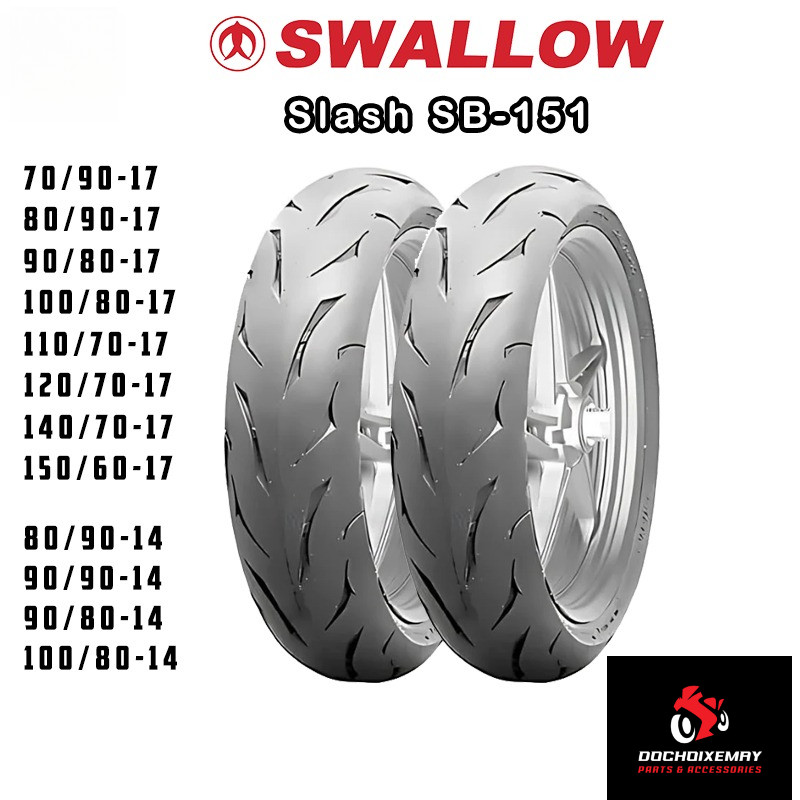 Vỏ Không Ruột Swallow SB151 – Lốp Xe Máy Bền Bỉ Cho Xe Số & Tay Ga ...