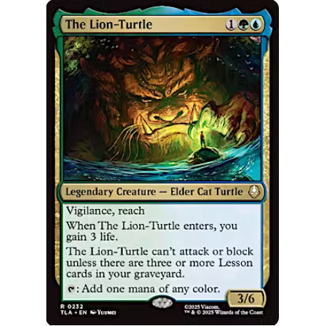 Magic the Gathering - Avatar: The Last Airbender - The Lion-Turtle ...
