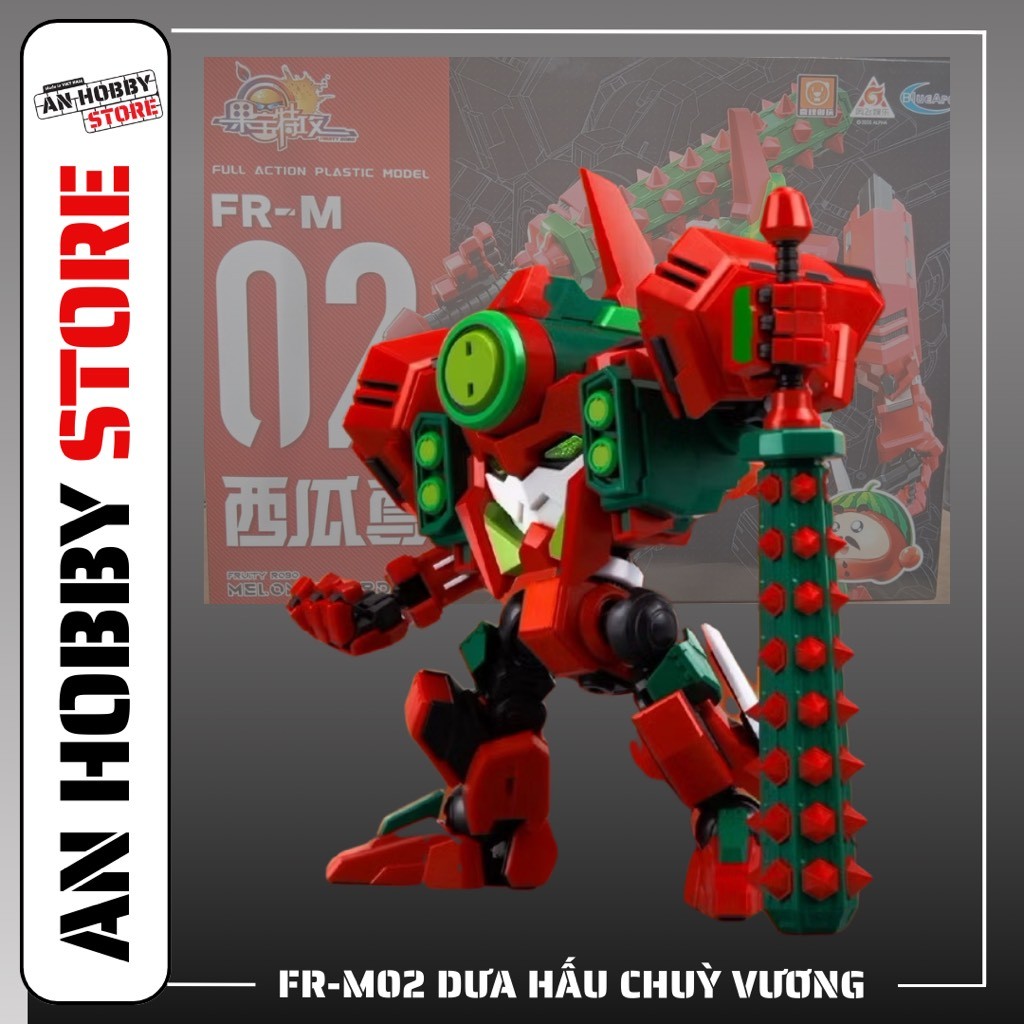 [HÀNG SẴN] MÔ HÌNH LẮP RÁP FR-M02 DƯA HẤU CHUỲ VƯƠNG ROBO TRÁI CÂY ...