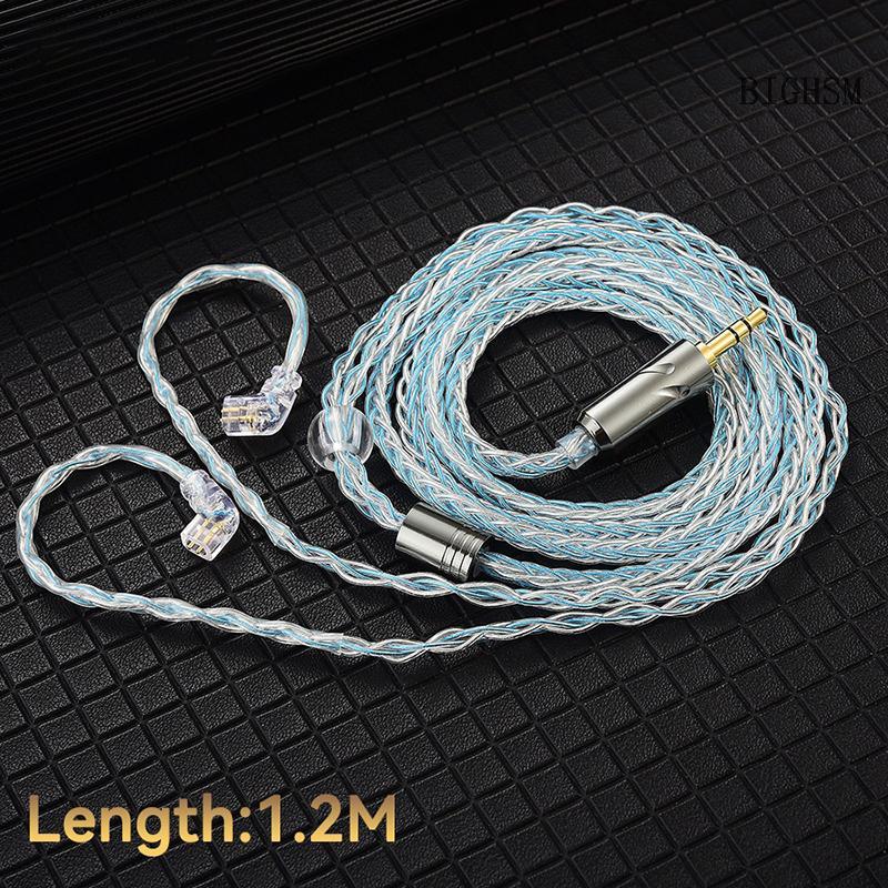 BIGHSM QKZ T1 Tai Nghe Cáp 8 Dây Đồng Mạ Bạc Nâng Cấp Dây 3.5 Mm Dây ...