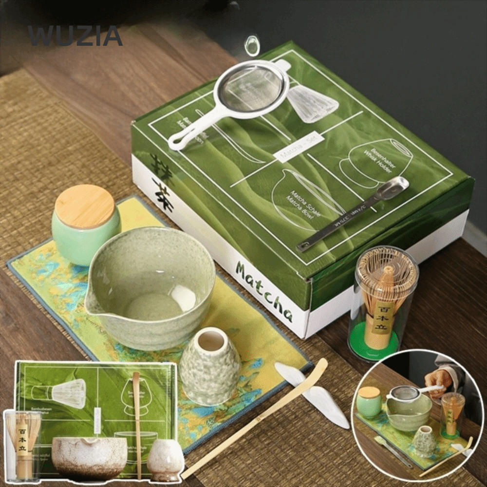 WUZIA Matcha Brush, Tea Sticks Match Bowl Bộ trà Matcha Nhật Bản, Muỗng ...
