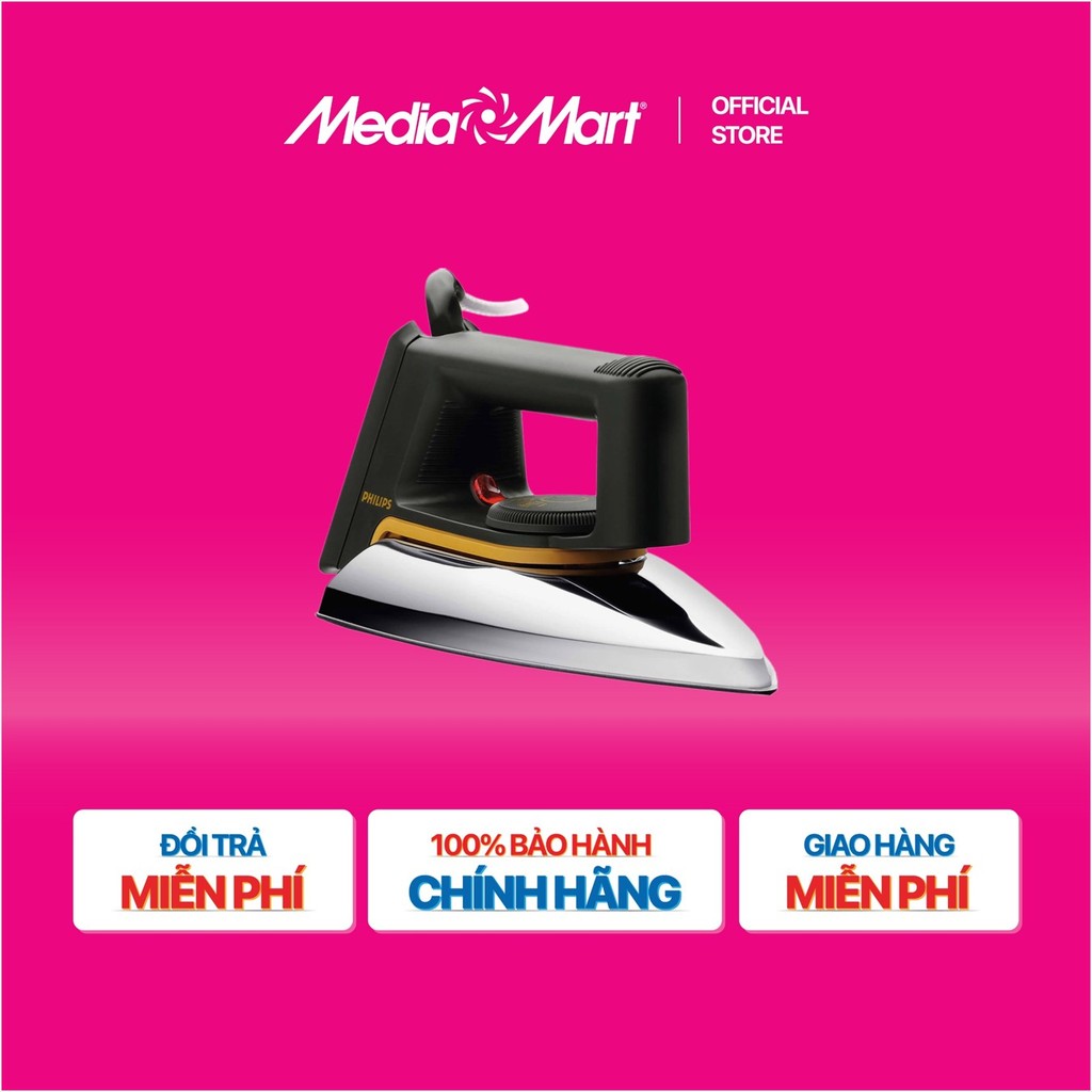 [MEDIAMART] - Bàn là khô 1100W Philips HD1172/01 - FREESHIP,Bảo ...