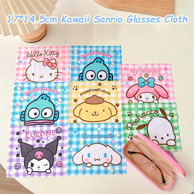 Kính và Khăn Lau Màn Hình Vải Kawaii từ Sanrio - Quà Tặng Perfect cho ...