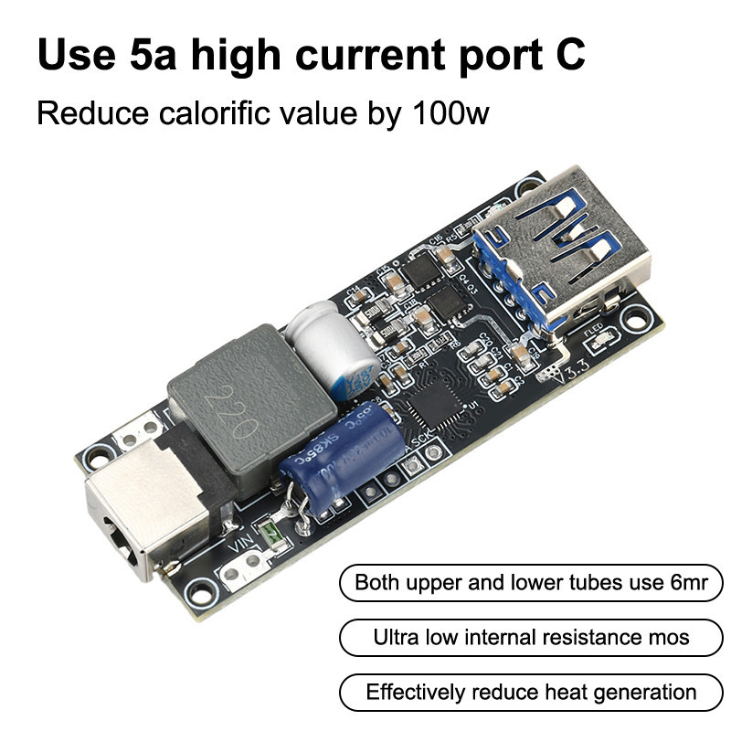 [LGO] Mô-đun sạc DC 6-30V 100W SW3518 Bộ sạc máy tính để bàn trên xe Bo ...