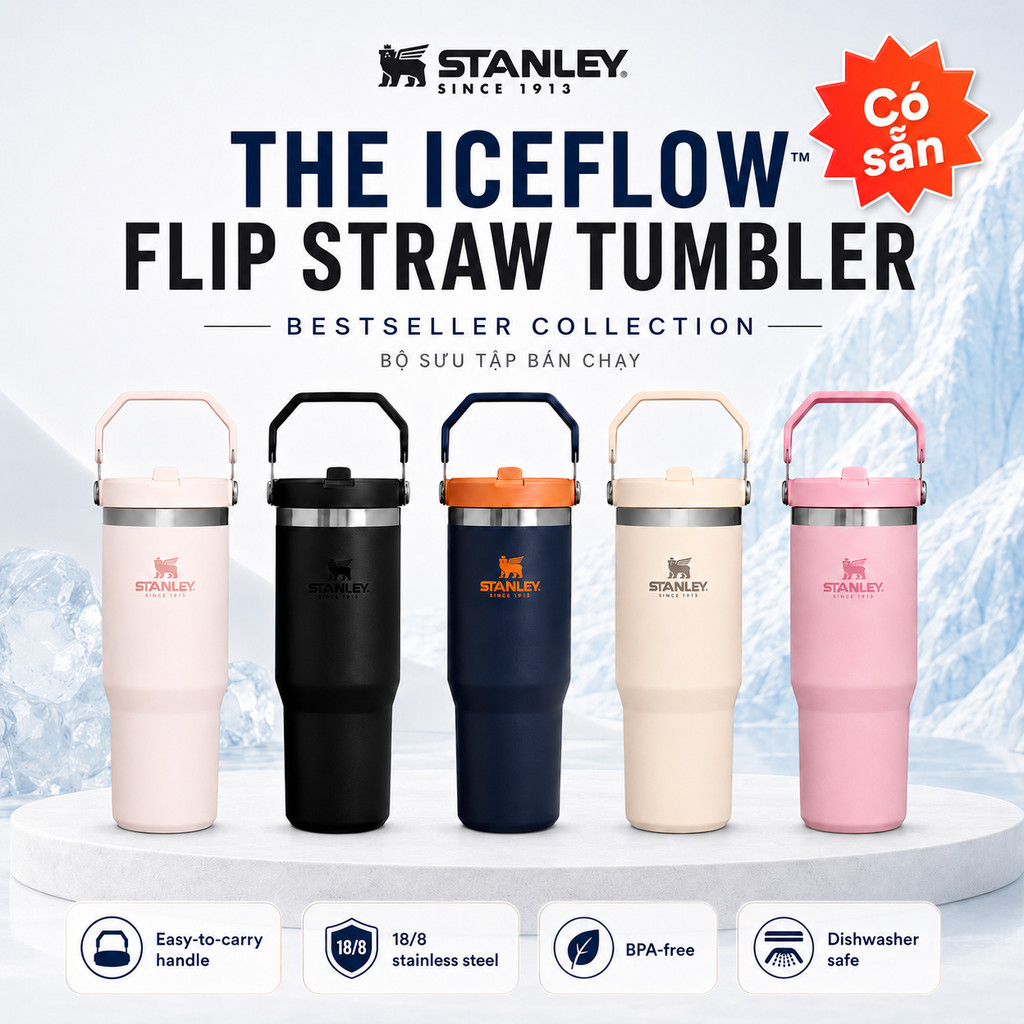Bình giữ nhiệt stanley - Giá Tốt, Sale Tháng 06, Ship 0 Đồng | Shopee ...