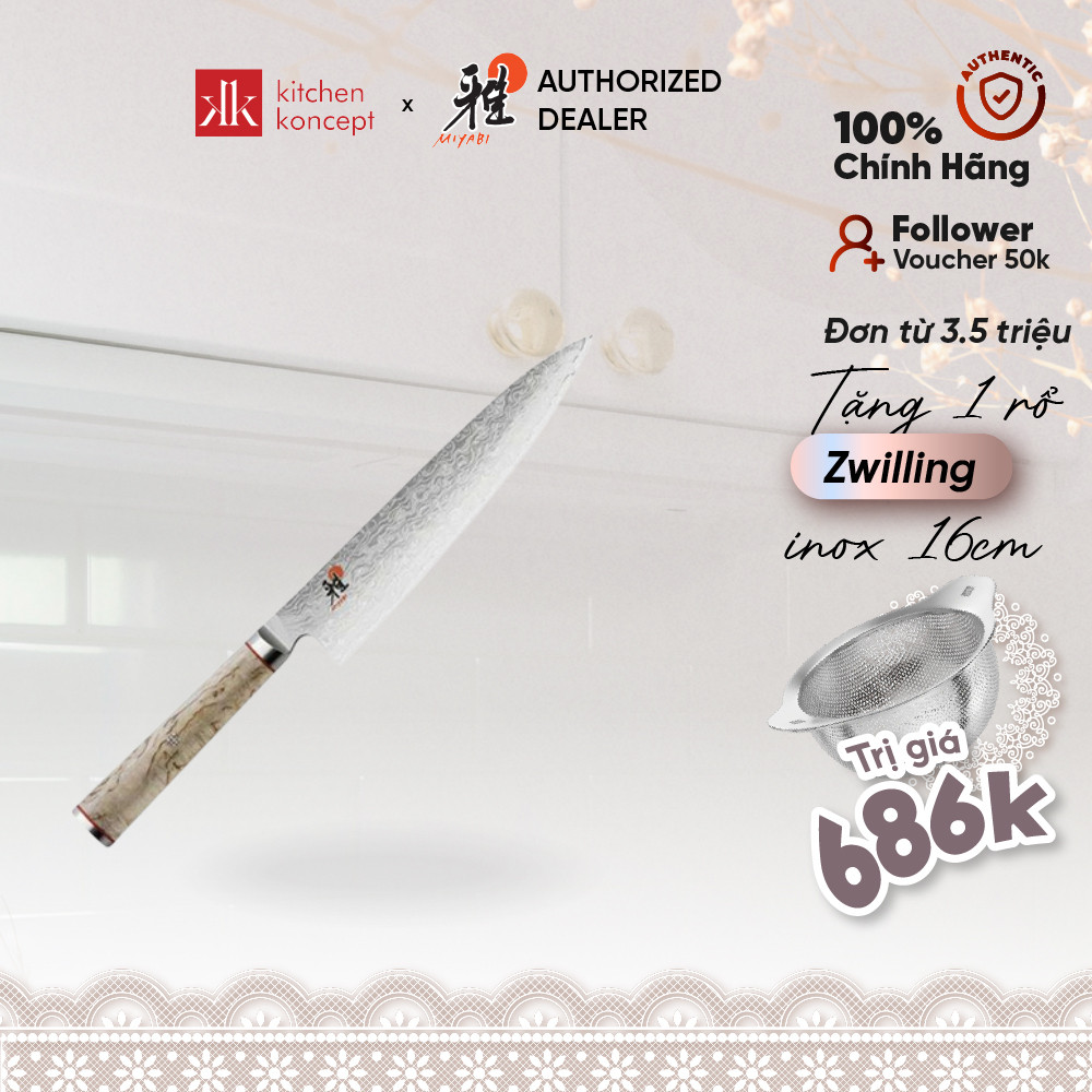 Dao Chef 5000MCD MIYABI - 20cm | Shopee Việt Nam
