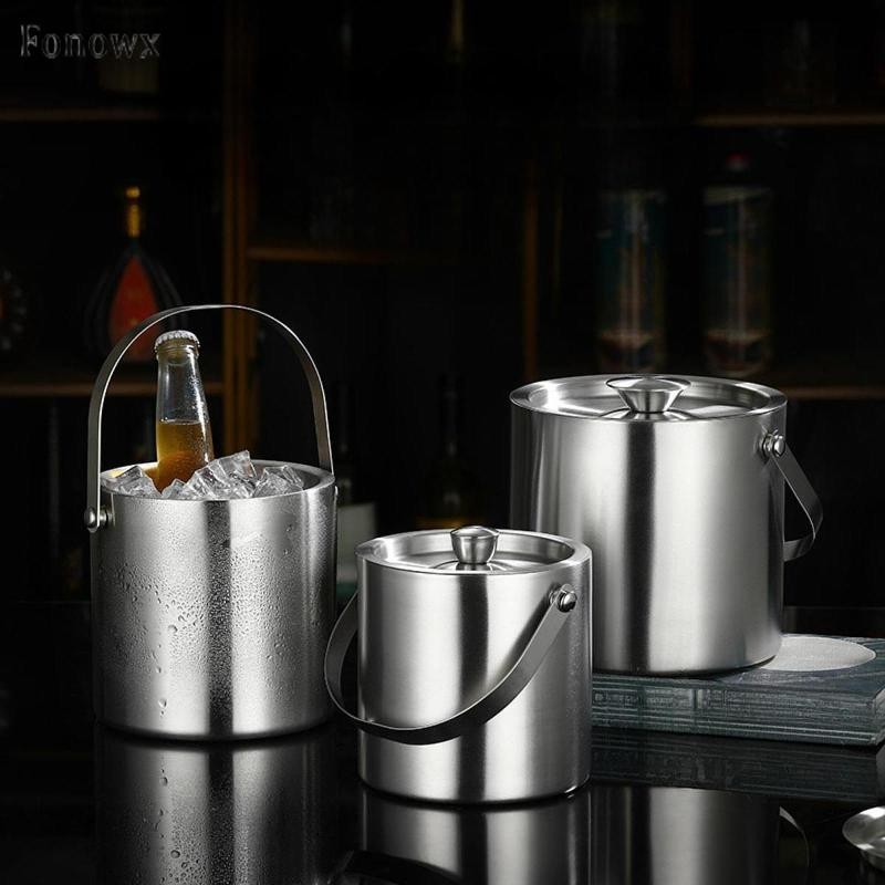 Fonowx Ice Bucket Ice Tub Dụng cụ làm mát đa năng Đồ uống Hộp đựng nước ...