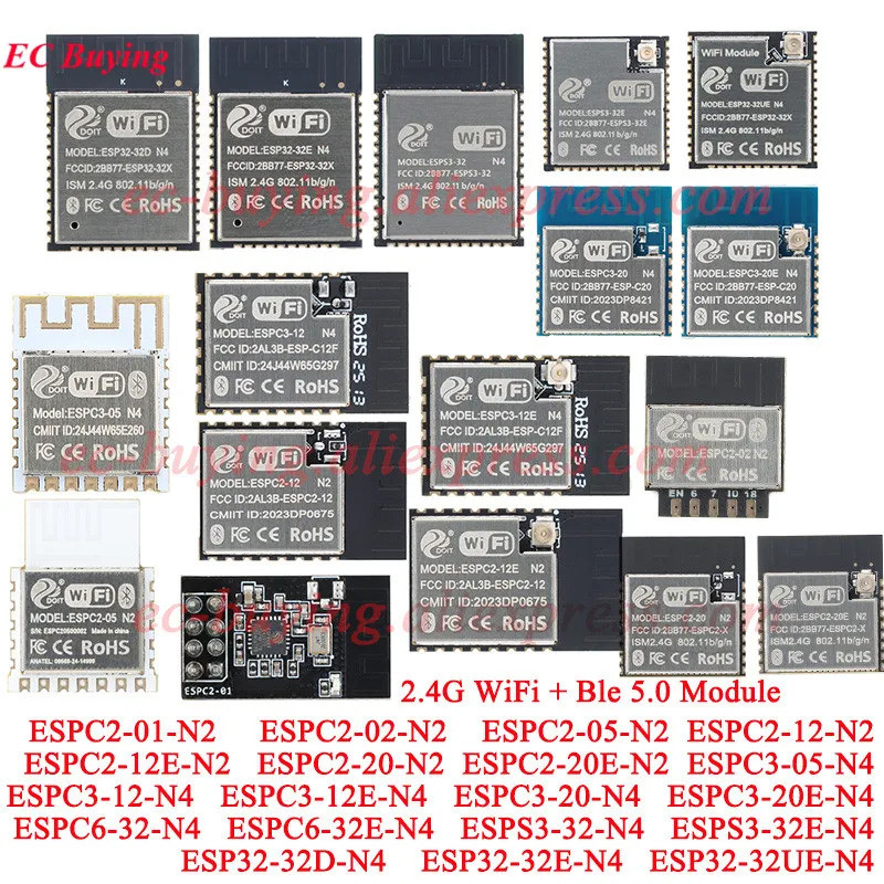 10 Cái / 1 Cái ESP32 C3 S3 ESPC3 ESPS3 ESPC2-01 02 05 12 12E 20 20E -N2 ...