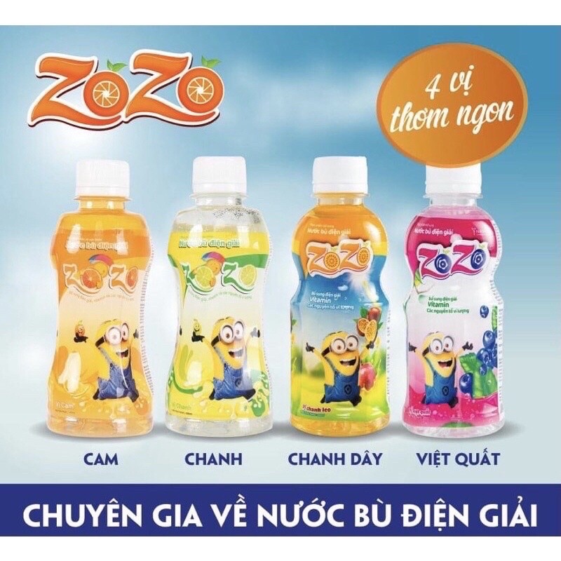BÙ NƯỚC ĐIỆN GIẢI ZOZO thùng 24 chai | Shopee Việt Nam