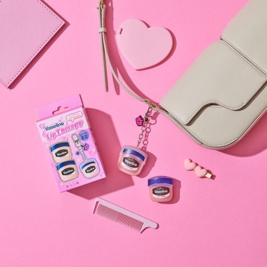 Vaseline Lip Therapy 7g Double Planning (Silicone Keyring) 2 types ...