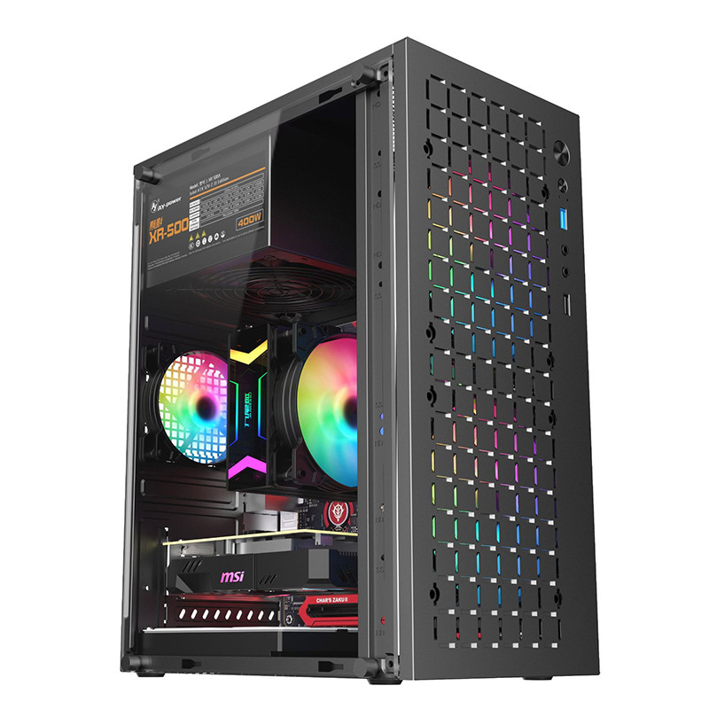 [ZTHOME] Micro ATX / ITX Trong Suốt DIY PC Case Kính Desktopputer Case ...