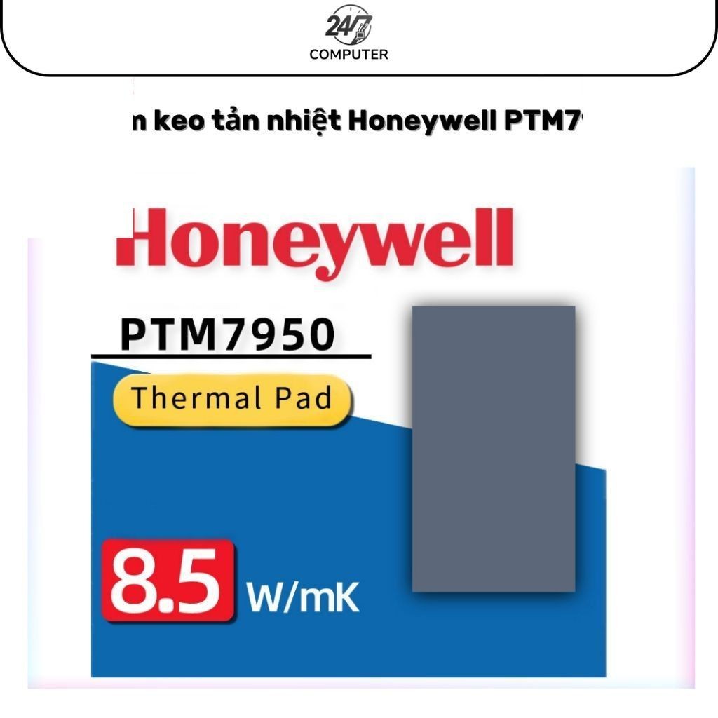 Tấm tản nhiệt CPU GPU Honeywell PTM7950 miếng dán tản nhiệt Honeywell ...