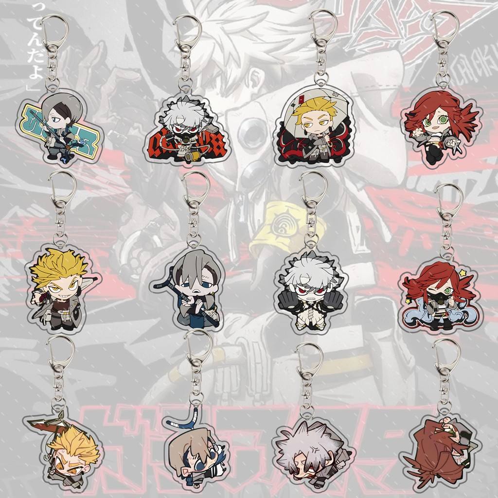 Anime GACHIAKUTA Rudo Enjin Zanka Riyo Acrylic Keychain Key Chain ...