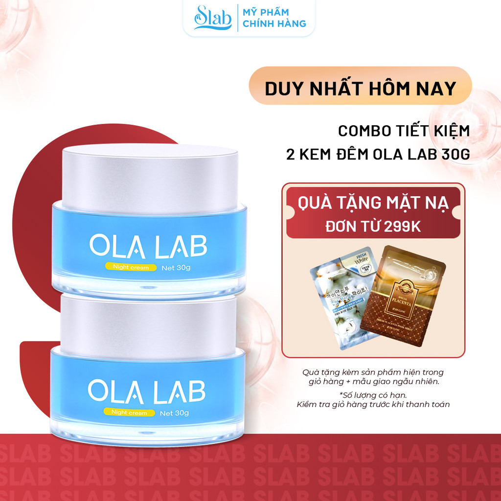 Bộ Đôi Kem Dưỡng Da Ola Lab Slab Trắng Da Mờ Nám Tàn Nhang, Cấp Ẩm ...