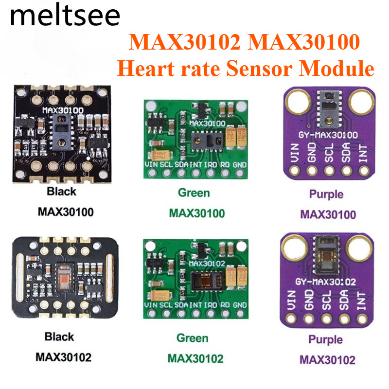 MAX30102 MAX30100 Mô-đun cảm biến nhịp tim Phát hiện xung Thử nghiệm nồng độ oxy trong máu cho ...