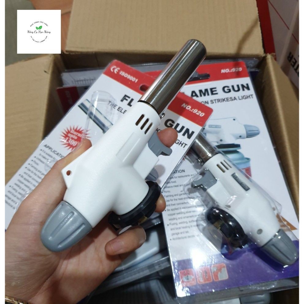 Đầu khò ga Mini Flame gun 920 Nhật Bản cầm tay sử dụng bình gas mini ...