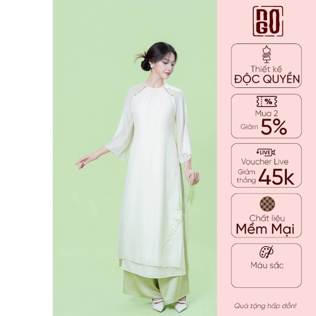 [BST TẾT 2026] Áo dài Mộc Nhiên NGO033 QT004 thương hiệu ÁO DÀI NGƠ ...