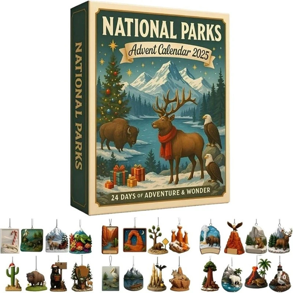 National Parks Advent Calendar 2025, With 24 Iconic Landscapes ...