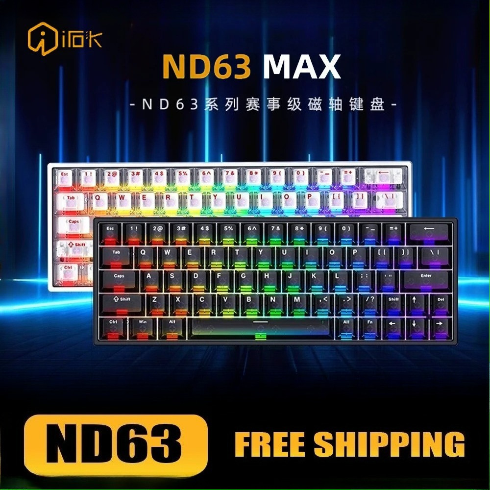 IROK ND63 Ultra Max Magnetic Switch Mechanical Keyboard 63 Key Layout ...