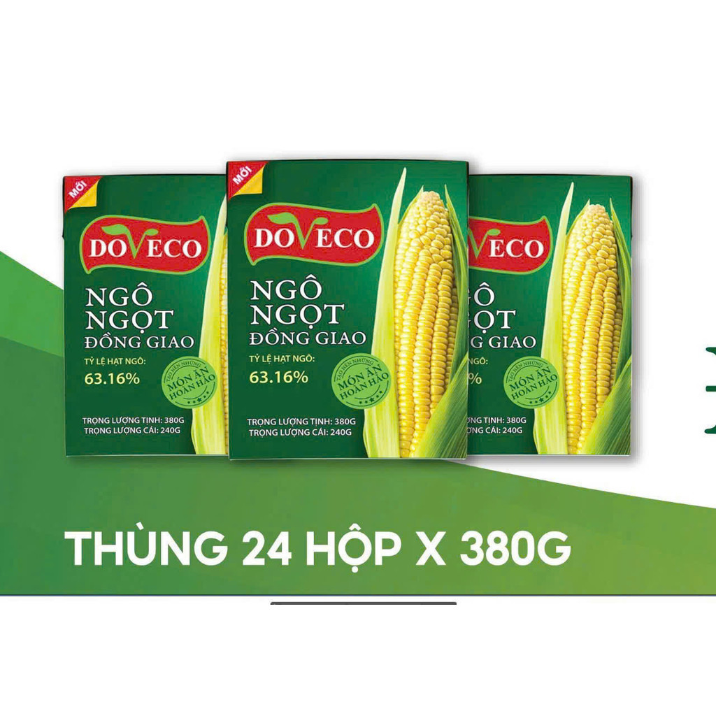 Thùng 24 Hộp Ngô Hạt Đồng Giao DOVECO 24 Hộp 450 g- CHÍNH HÃNG | Shopee ...