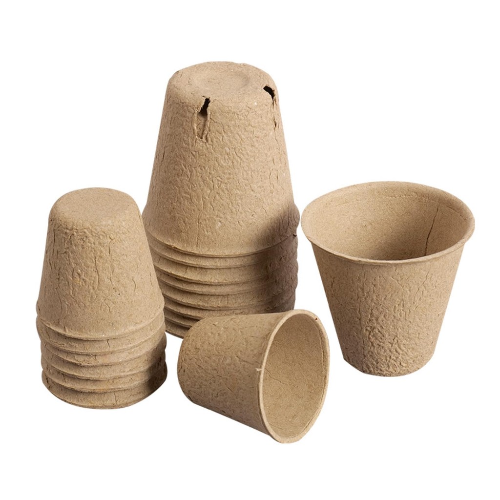 Aristal Biodegradable Seedling Pots – No Transplanting Required, Eco ...