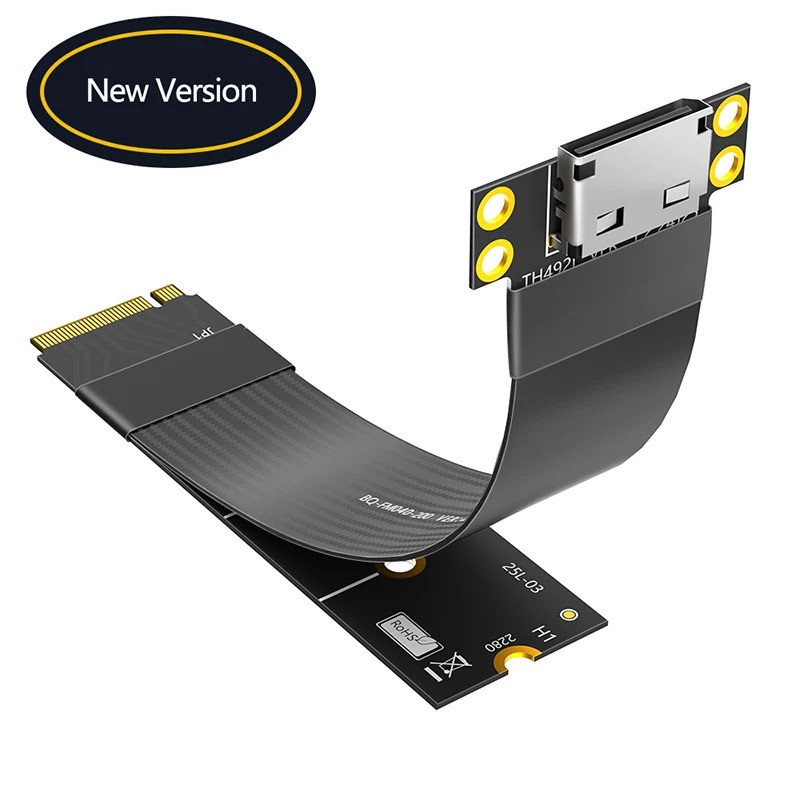 Cáp nối dài M.2 NVME sang Oculink 4i MỚI cho Card đồ họa SSD M2 NVME ...