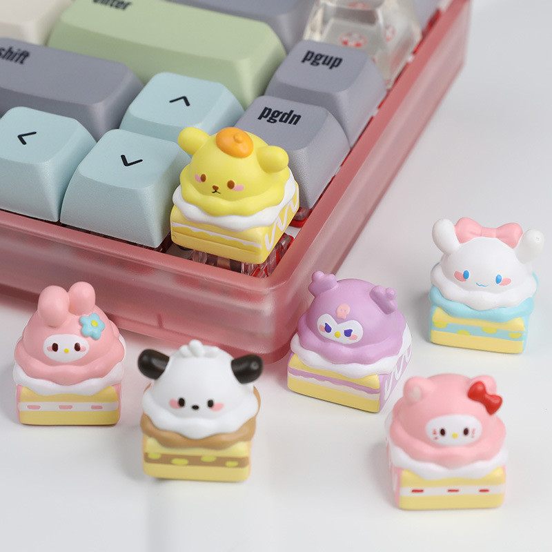 Sanrio Keycaps MX Switch Hoạt Hình Dễ Thương 3D Cơ Nhựa Keycaps ESC DIY ...