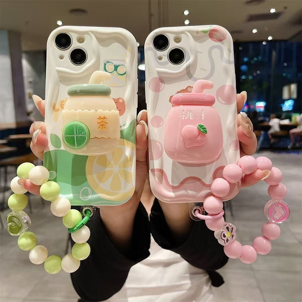 Ốp điện thoại Apple 16 15 14 plus Cream Lemon Tea 13 / 12 / 11 / pro ...