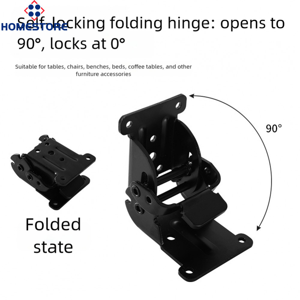 [Homestore]For Furniture Folding Hinge with 90 Degree Lock and ...