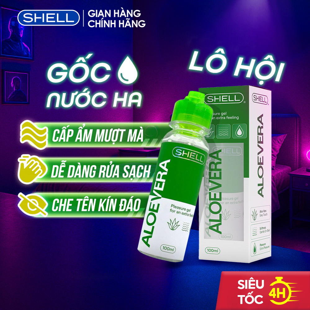 Gel bôi trơn tinh chất lô hội Shell Aloe Vera - Chai 100ml | SHELL ...