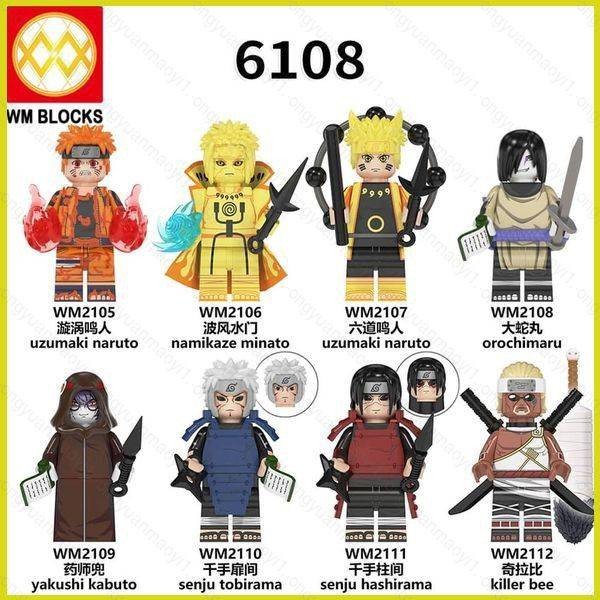 ZY1 LEGO Series Naruto Hành Động Figuer MINATO OROCHIMARU KABUTO ...