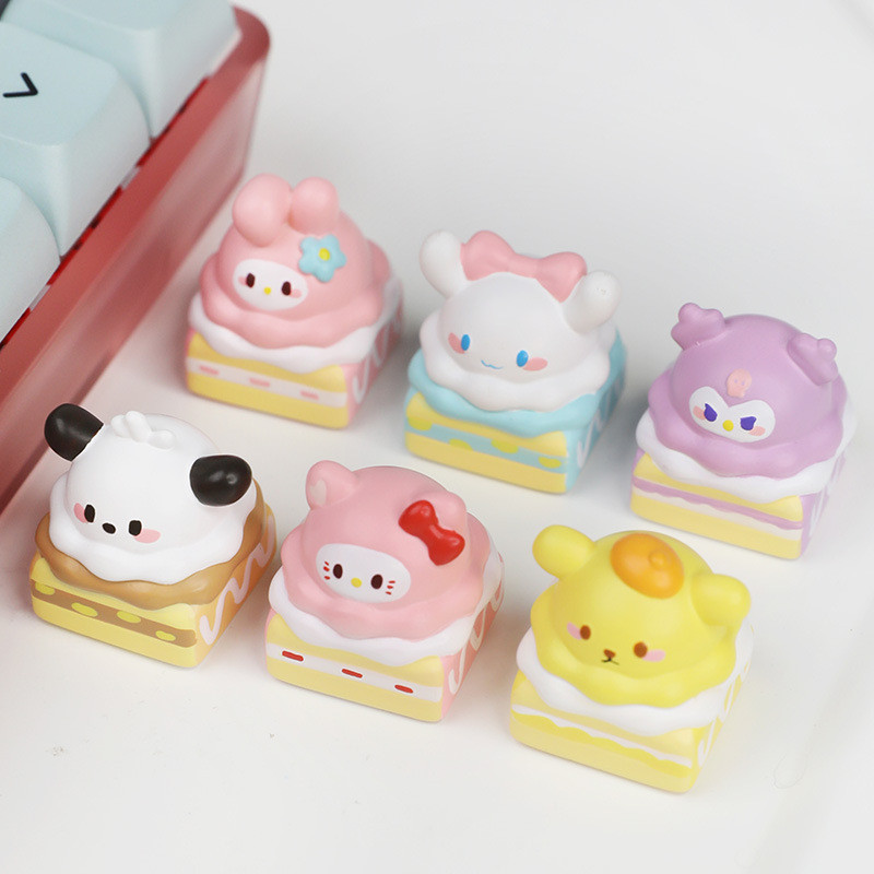 Sanrio Keycaps MX Switch Dễ Thương 3D Cơ Nhựa Keycaps ESC DIY Sáng Tạo ...