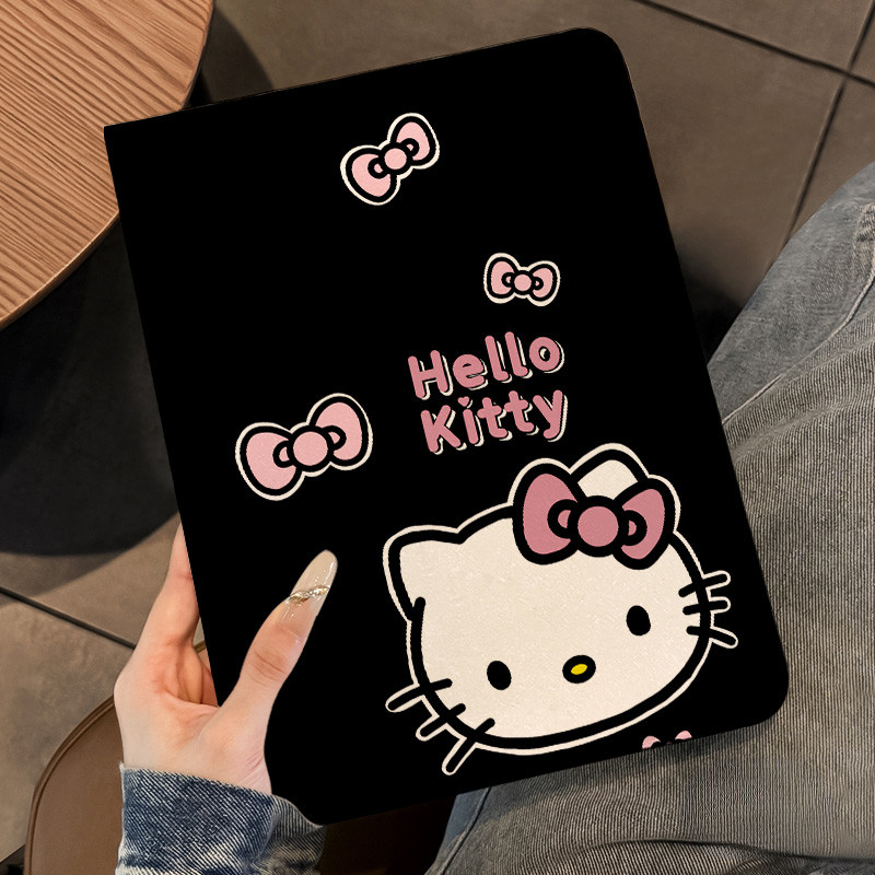 ốp ipad hello kitty Bao Da chất đẹp Khay bút cute vỏ lật iPad Air 1 2 3 ...