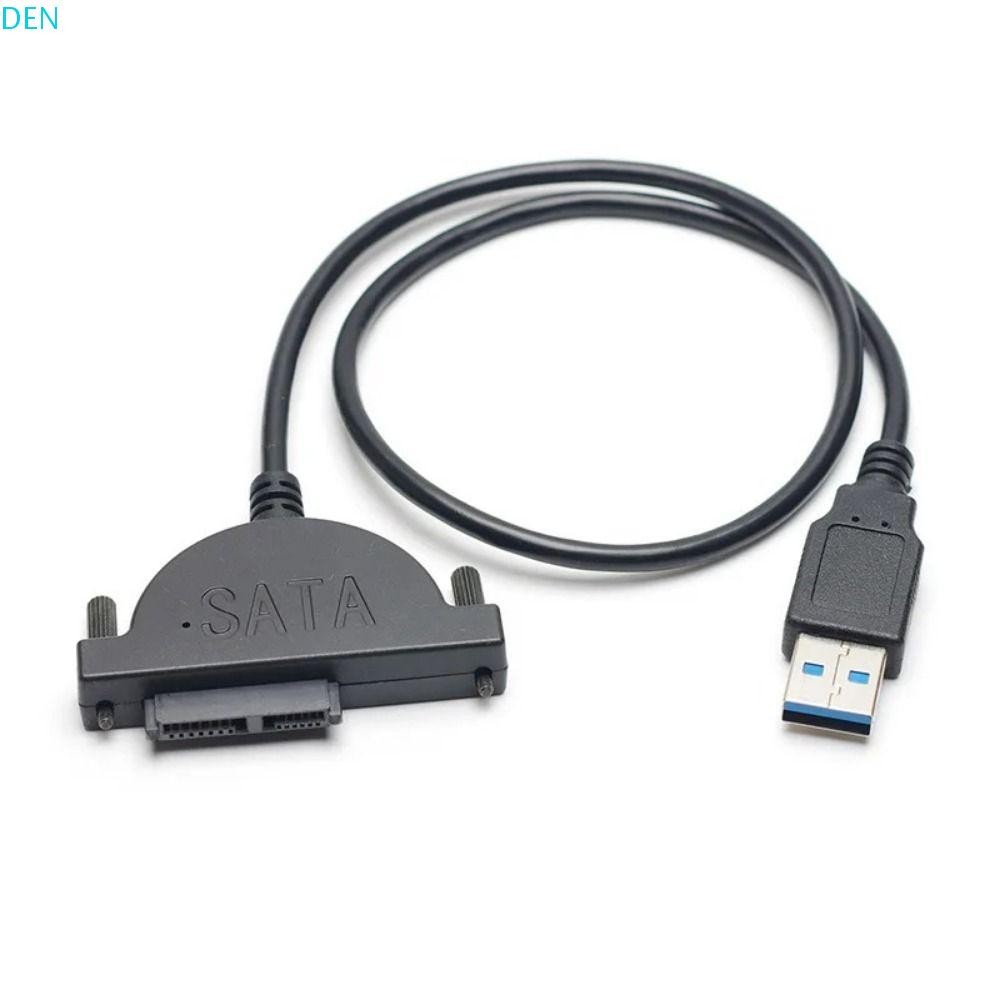 DEN USB 2.0 Sang Mini Sata Cable, Bộ chuyển đổi 13Pin USB Adapter CD ...
