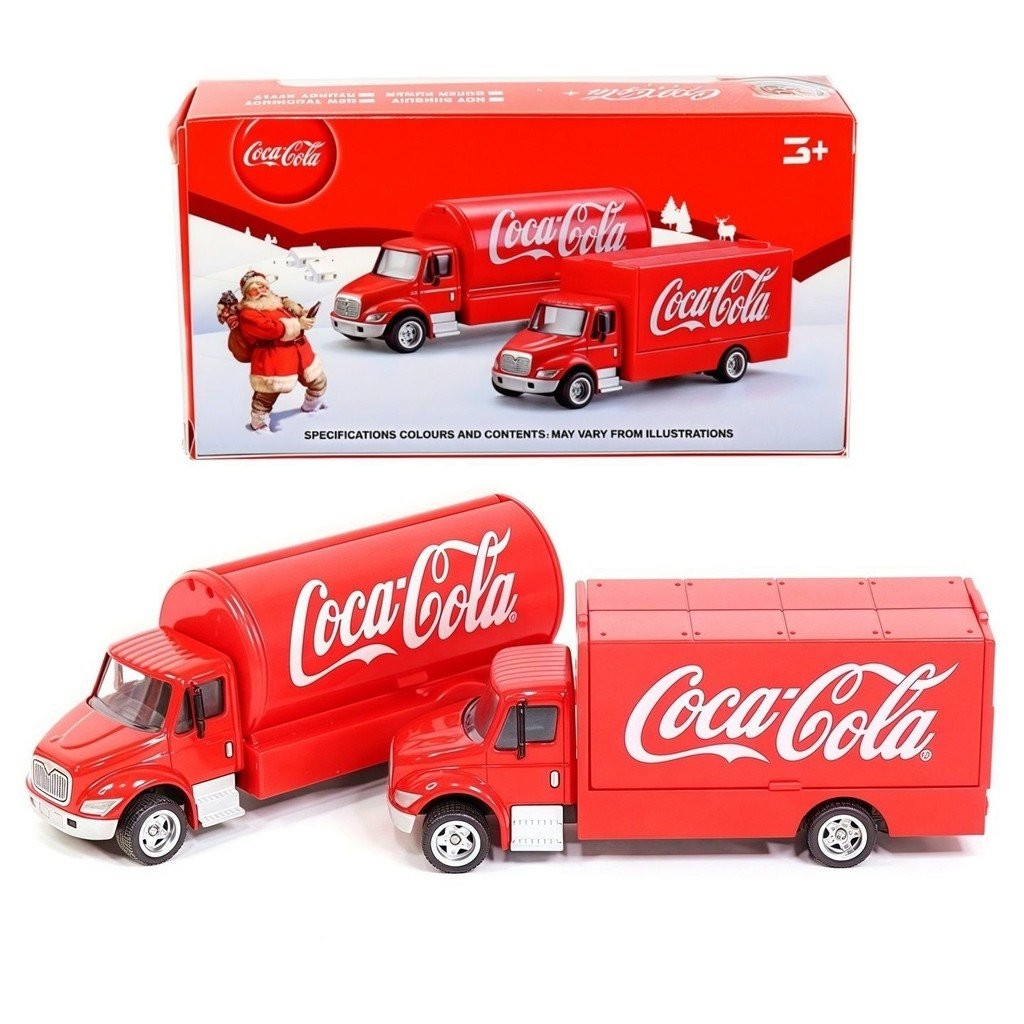 [925hot] Coca-Cola Xe Cổ Điển 1: 64 Vận Chuyển Xe Tải Hộp Đựng Xe Tải ...
