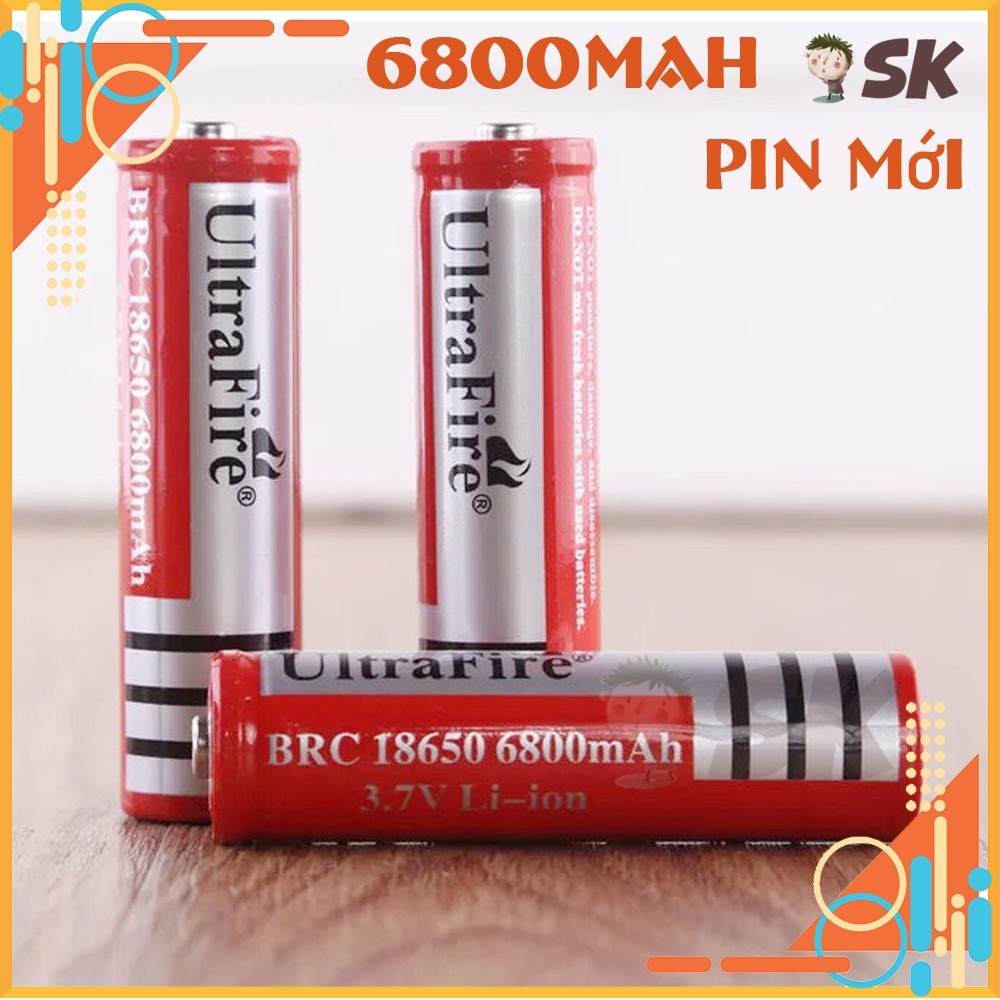 UltraFire Pin 18650 3.7V 6800mAh Pin dung lượng 3V7 tốt dùng cho đèn ...
