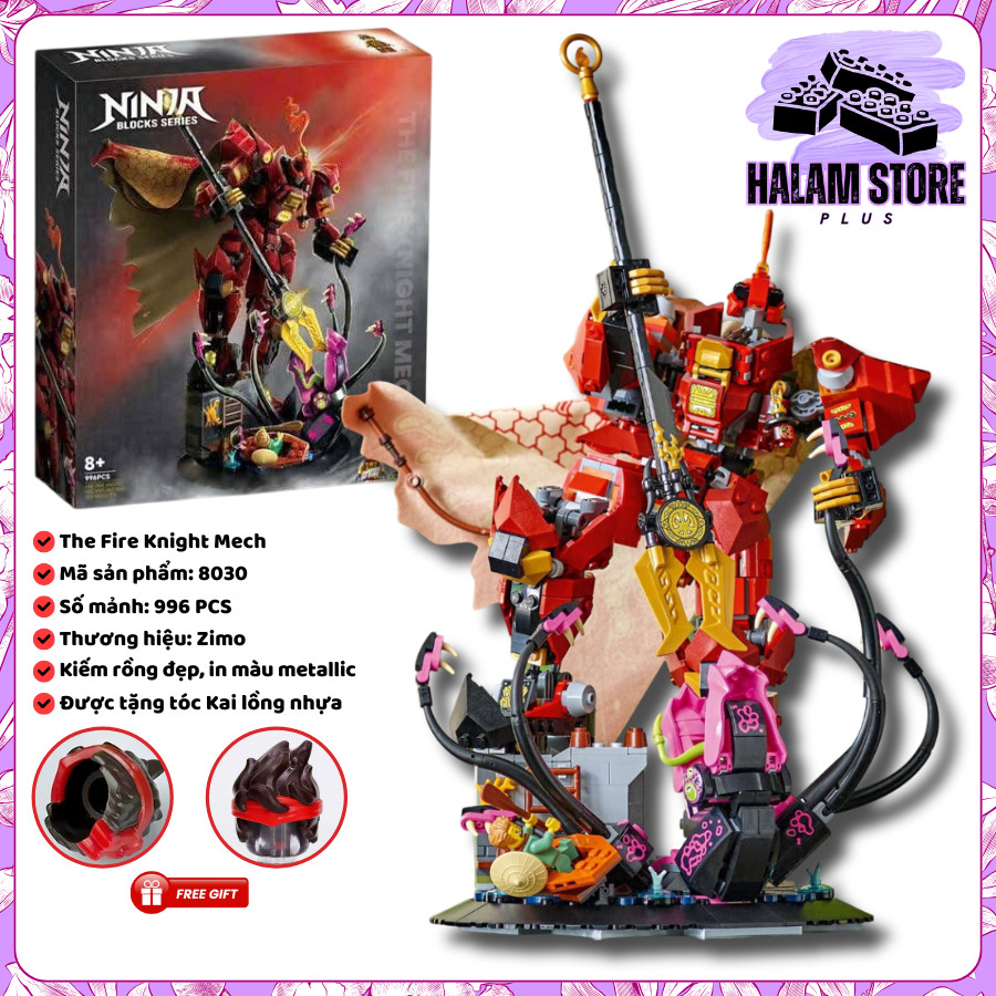 [Hỏa tốc HN] Đồ chơi xếp hình Robot Mecha Ninjago Legends Fire Knight ...