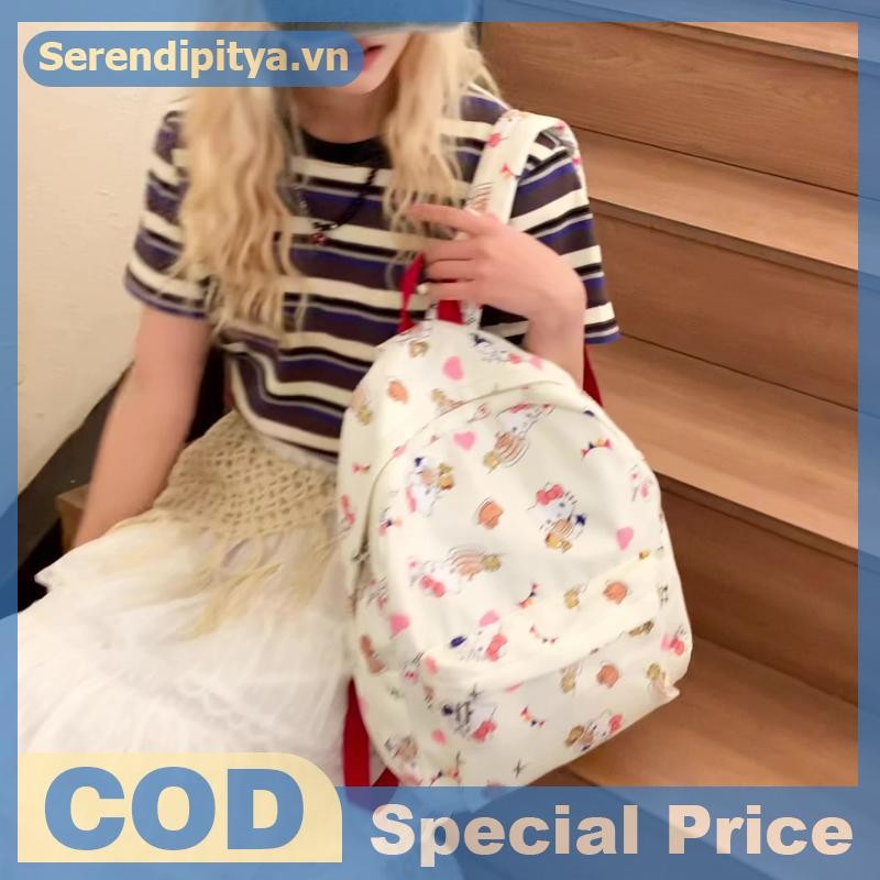 SER 2025 Hello Kitty Ba Lô Mới In Hình Hoạt Hình Di Động | Shopee Việt Nam