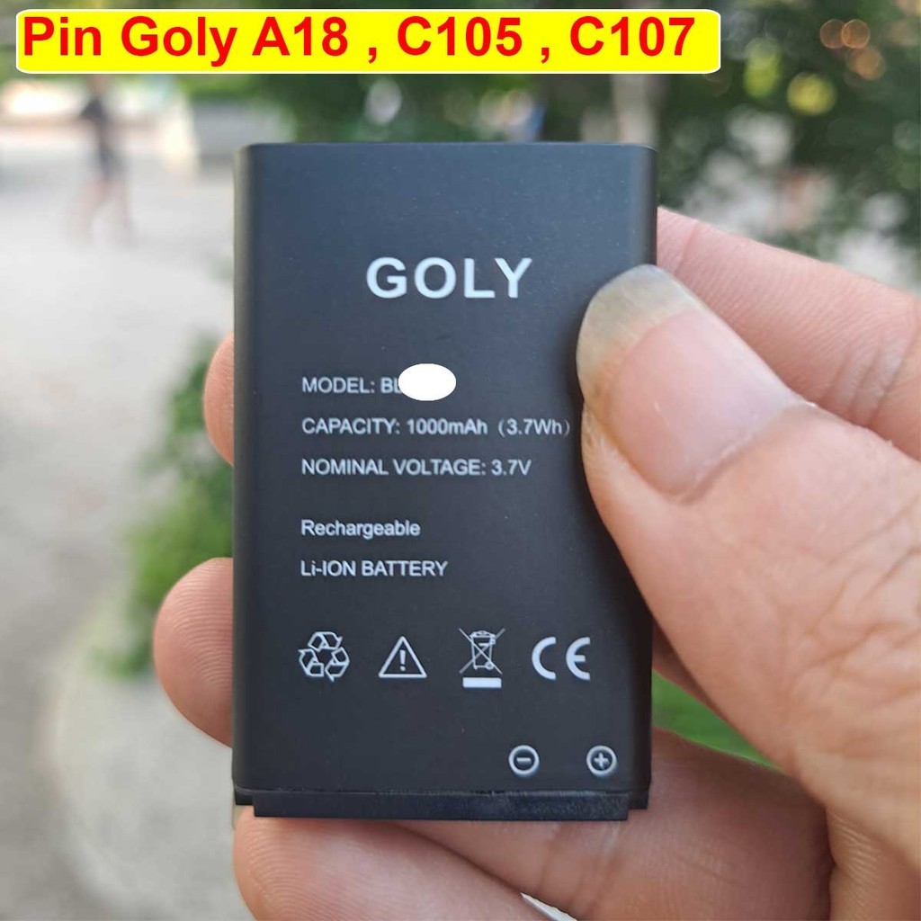 Pin dùng cho điện thoại GOLY A18 , C105 ,C107 – Thiết kế kích thước ...