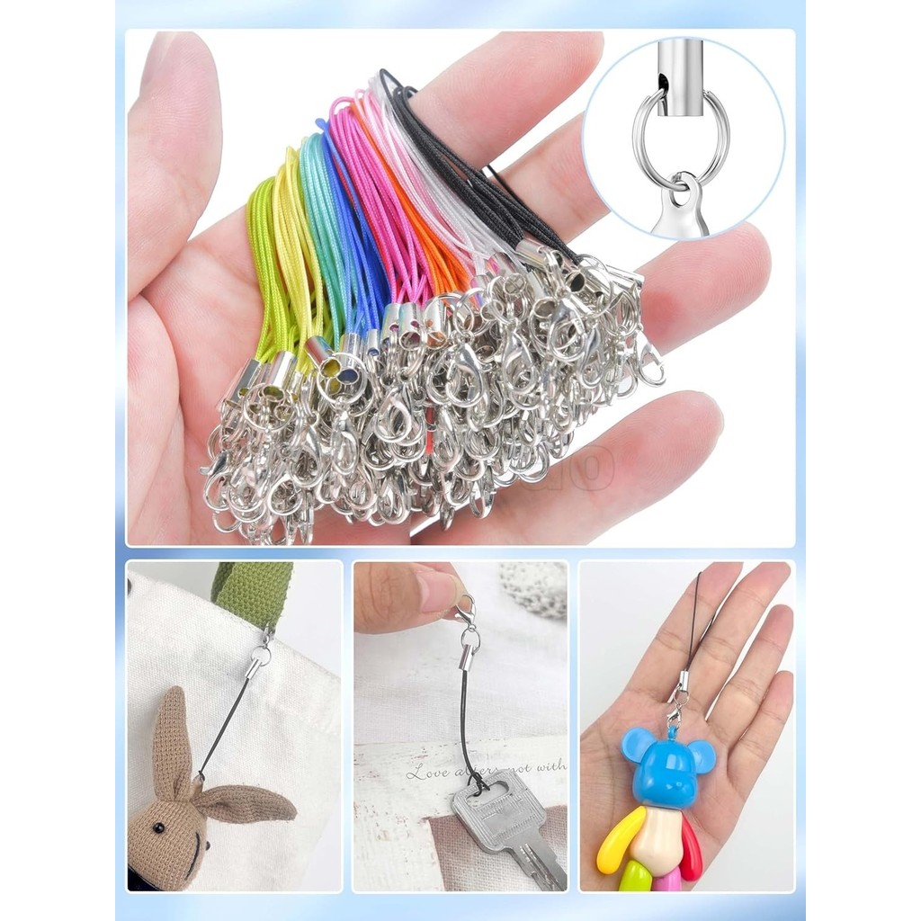 100 Chiếc Dây Lariat Dây Đeo Dây Tôm Hùm Khóa Dây Móc Khóa Bộ Di Động ...