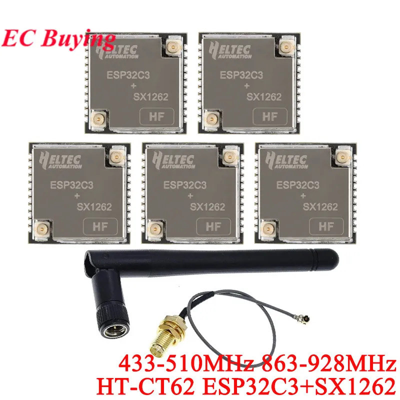 EC buying HT-CT62 ESP32C3 SX1262 Bluetooth BLE LoRa LoRaWAN Node WiFi ...