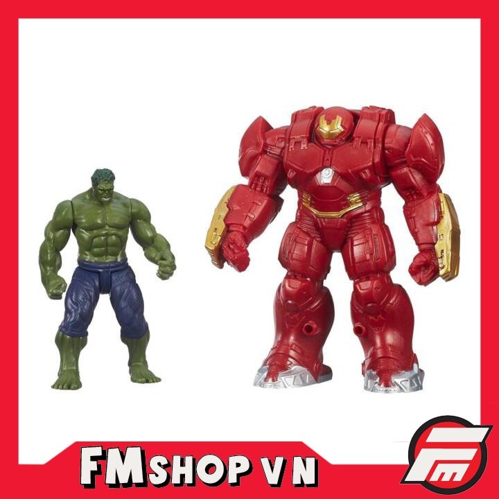 (JPV-CÓ SẴN) MÔ HÌNH CHÍNH HÃNG HASBRO HULK & HULK BUSTER 2.5 INCH ...