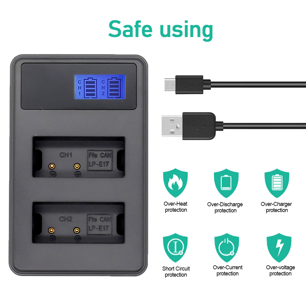 LP-E17 Charger FOR Canon EOS 750D 760D 800D 200D canon battery lp e17 ...