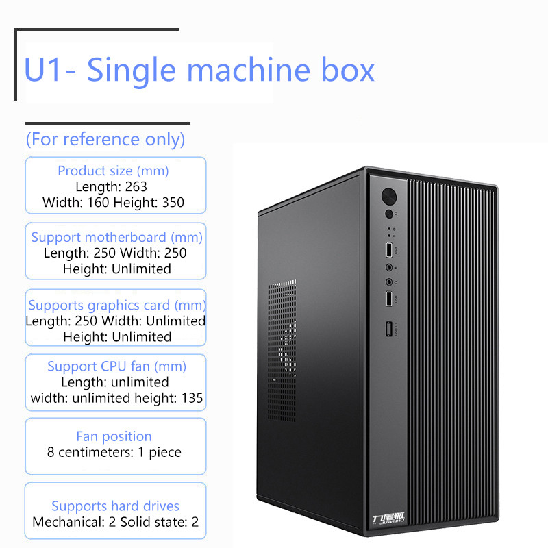 Vỏ máy tính Mini PURED Tháp máy tính để bàn cho bo mạch chủ Micro-ATX ...
