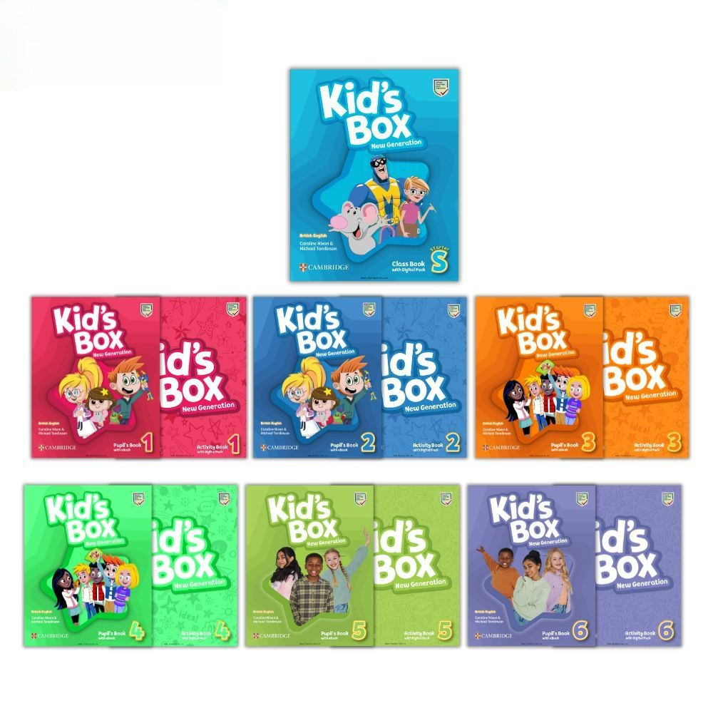 Sách - Kid's Box Thế Hệ Mới - New Generation starter-1-2-3-4-5-6 ...