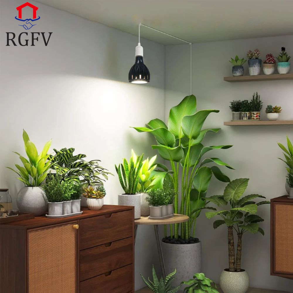 RGFV Full Spectrum LED Grow Light, Black Body Warm White Plant Growth ...