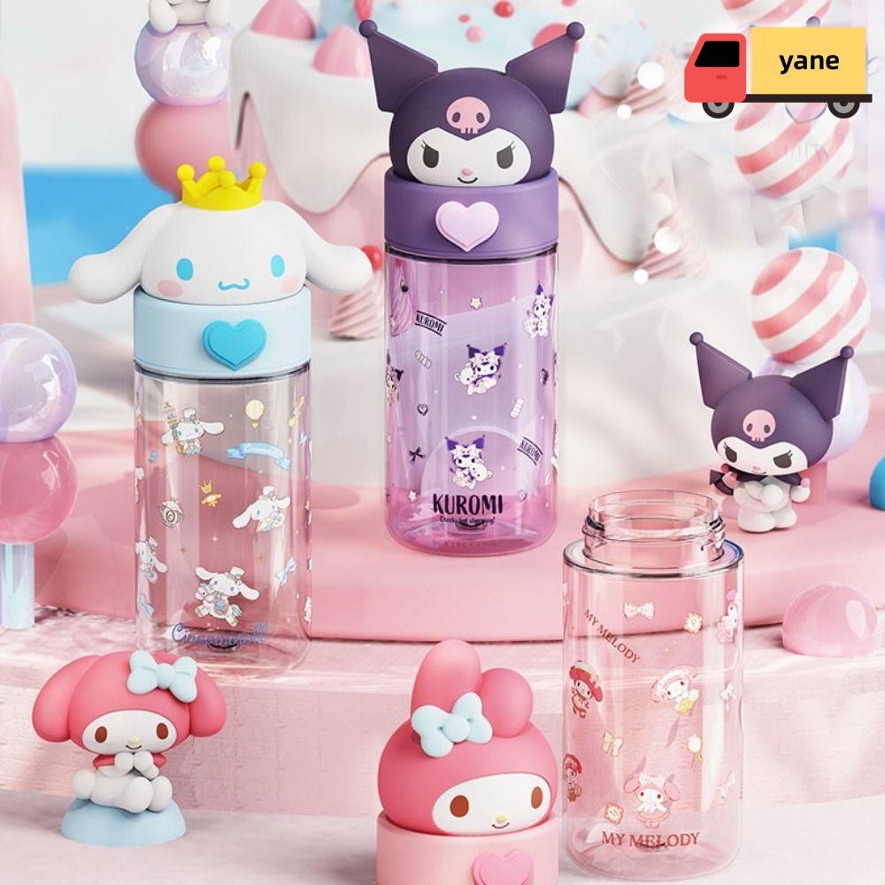 Cốc nhựa YANE Cinnamoroll, Chai nước Sanrio hoạt hình giai điệu, Cốc ...