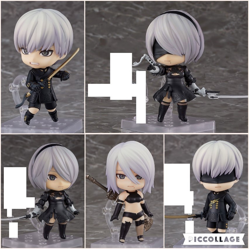 10cm mua 5 tặng 1 [ hỏa tốc hcm ] Set 6 Mô Hình chibi nier a2 2b 9s ...